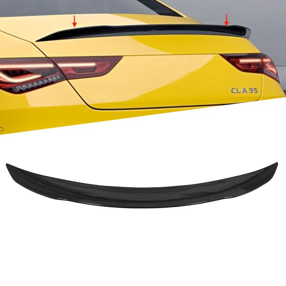 Merc W118 CLA - AMG Style Gloss Black Plastic Boot Spoiler (20-On ...