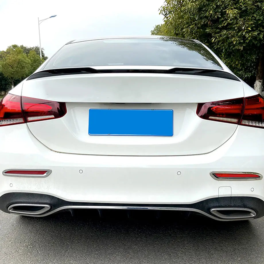 Merc W177 Sedan (19-On) Gloss Black M4 Style Plastic Boot Spoiler – Max ...