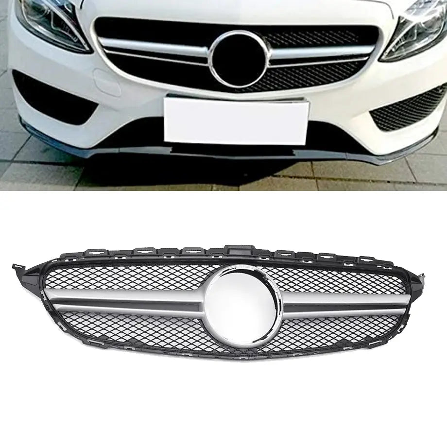 Merc W205 AMG Style Upgrade Grille (14-18) – Max Motorsport