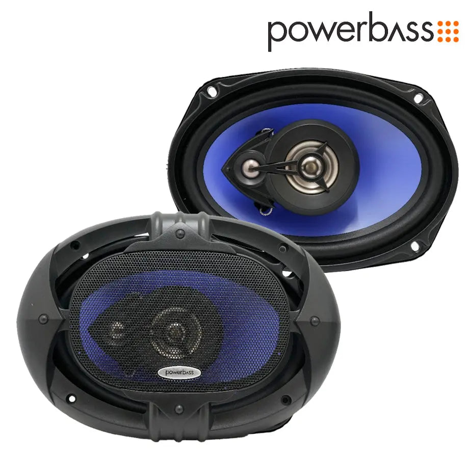 Powerbass PSK6986 - 6x9 3-Way Coaxial Speakers (600W) – Max Motorsport