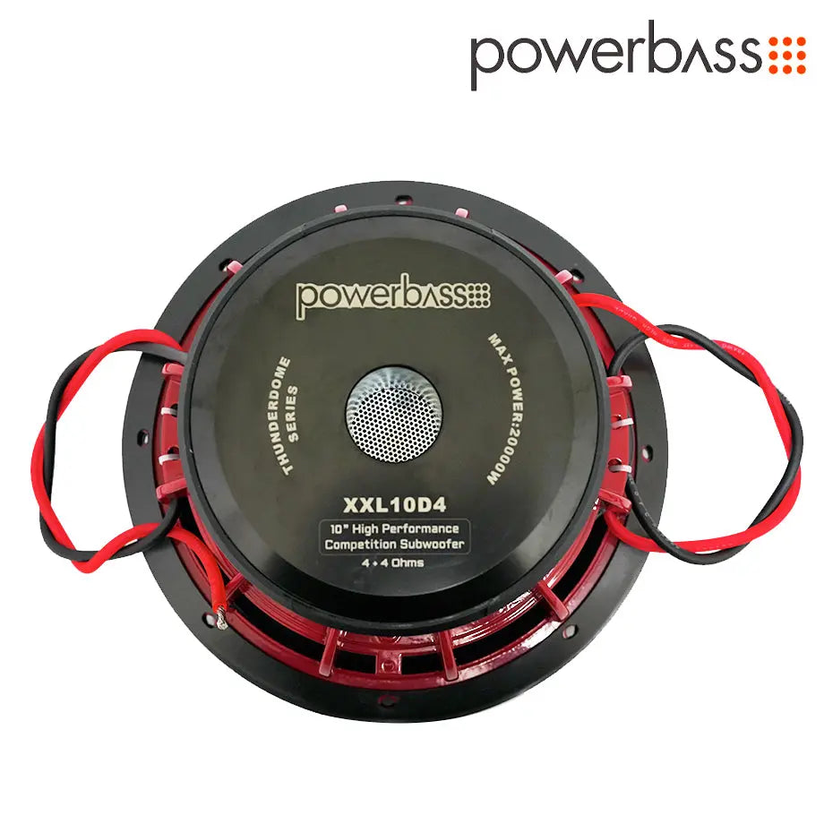 Powerbass XXL10D4 - 10" Thunder Dome Series Competition DVC Subwoofer ...