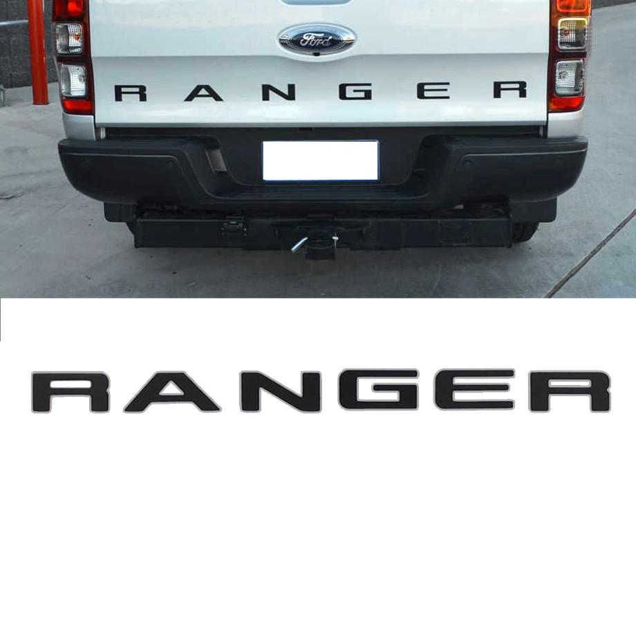 Ranger Lettering Tailgate Sticker - Black – Max Motorsport