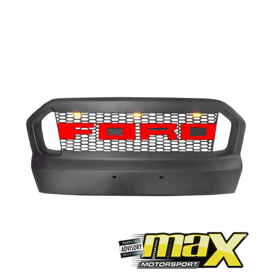 Ford Ranger (12-On) Full Replacement Grille With LEDs – Max Motorsport