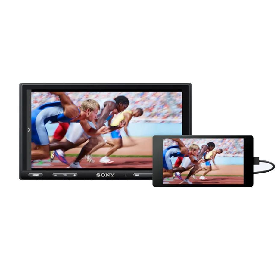 Sony XAV-AX5550D 7 inch Double Din Media Player With Android Auto & Ap ...