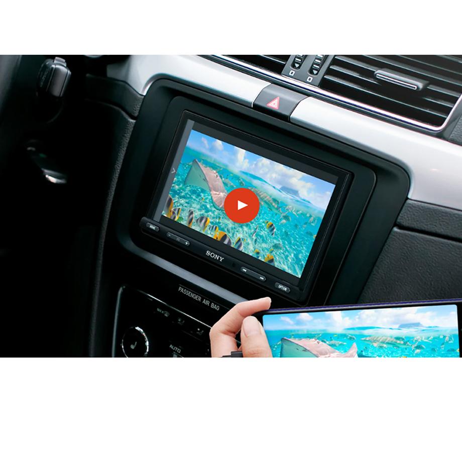 Sony XAV-AX5550D 7 inch Double Din Media Player With Android Auto & Ap ...