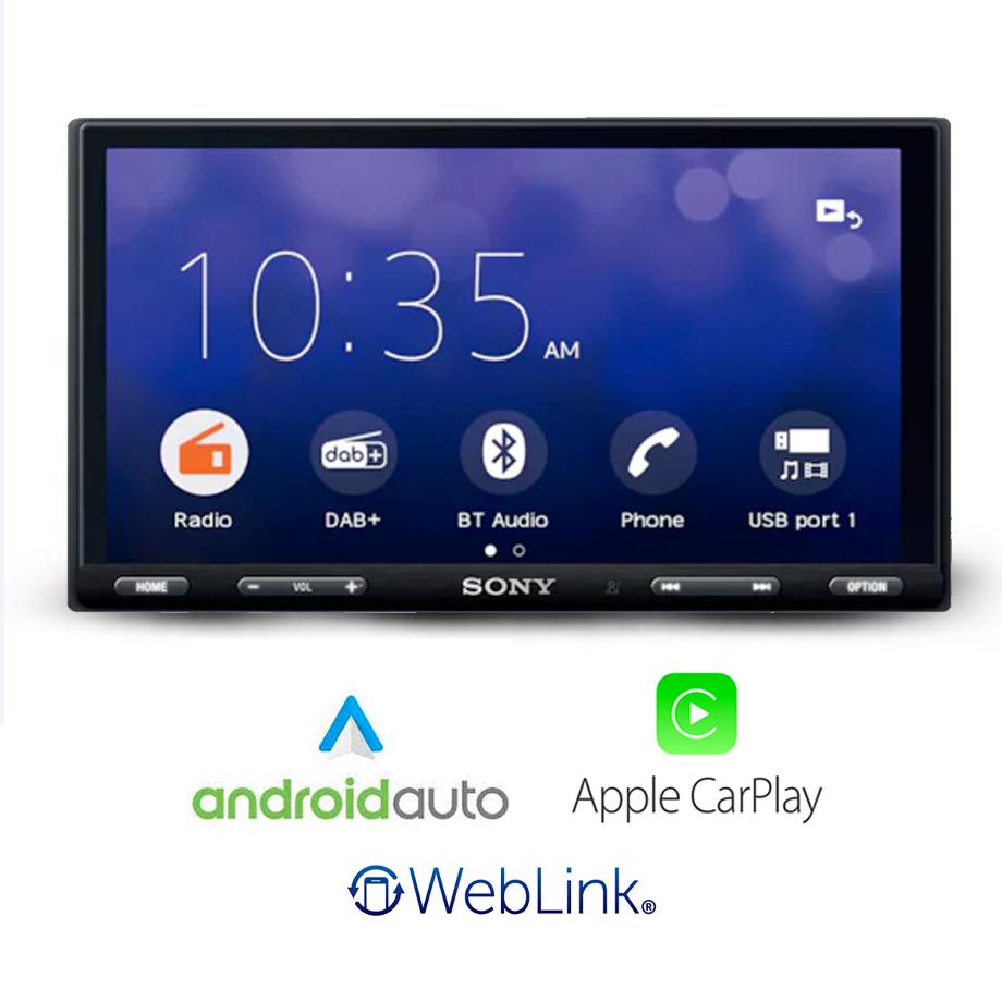 Sony XAV-AX5550D 7 inch Double Din Media Player With Android Auto & Ap ...