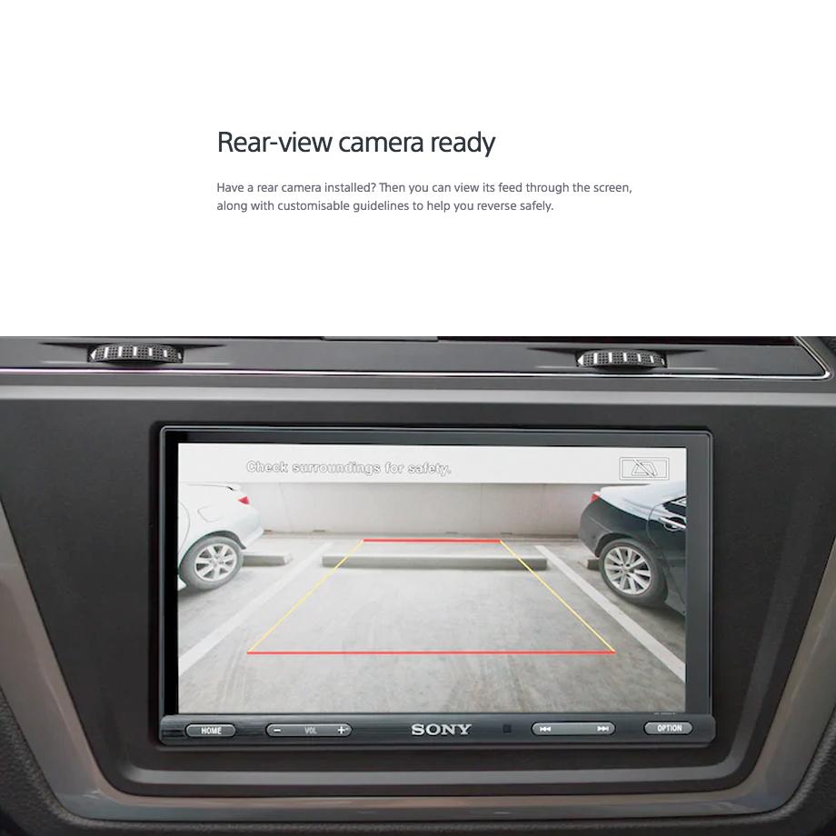 Sony XAV-AX5550D 7 inch Double Din Media Player With Android Auto & Ap ...