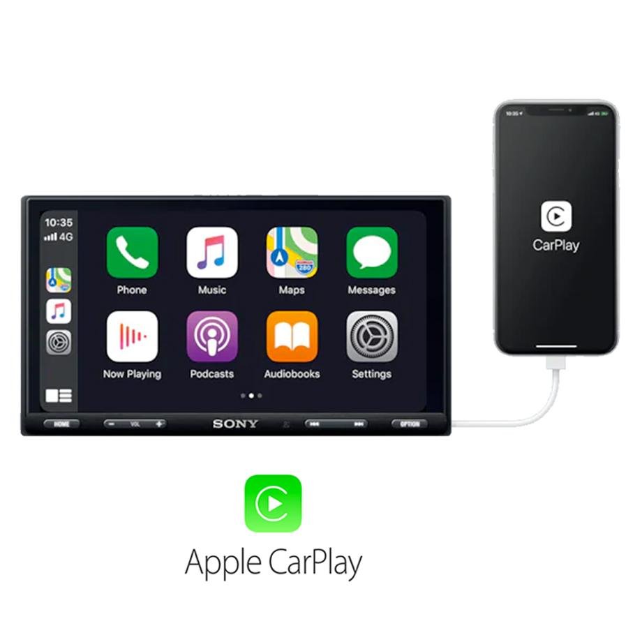 Sony XAV-AX5550D 7 inch Double Din Media Player With Android Auto & Ap ...
