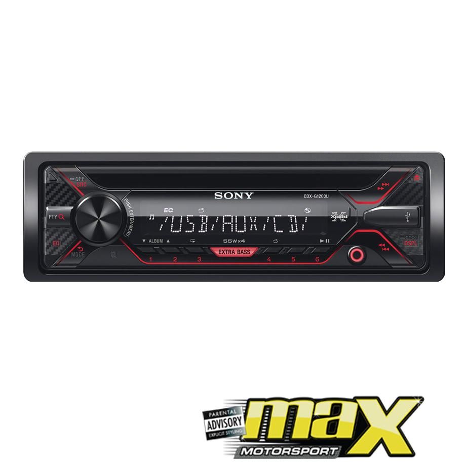 Sony Xplod CDX-G1200U CD/MP3/USB/Aux Player – Max Motorsport