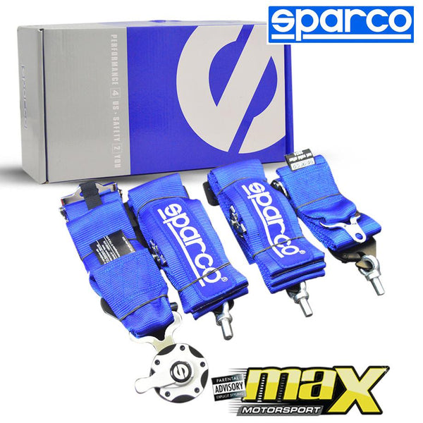 Sparco 4-Point Racing Seat Harness – Max Motorsport