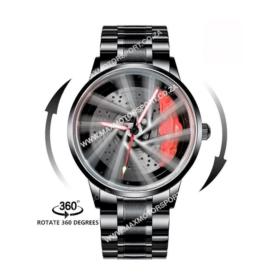 Sports Car Rim Wheel Watch - Golf 7.5 Spinning Face – Max Motorsport