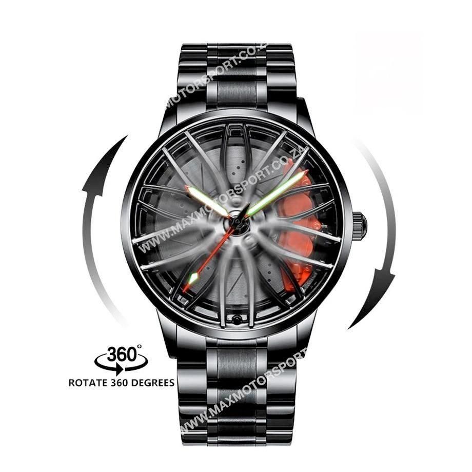 Sports Car Rim Wheel Watch - M4 Spinning Face – Max Motorsport