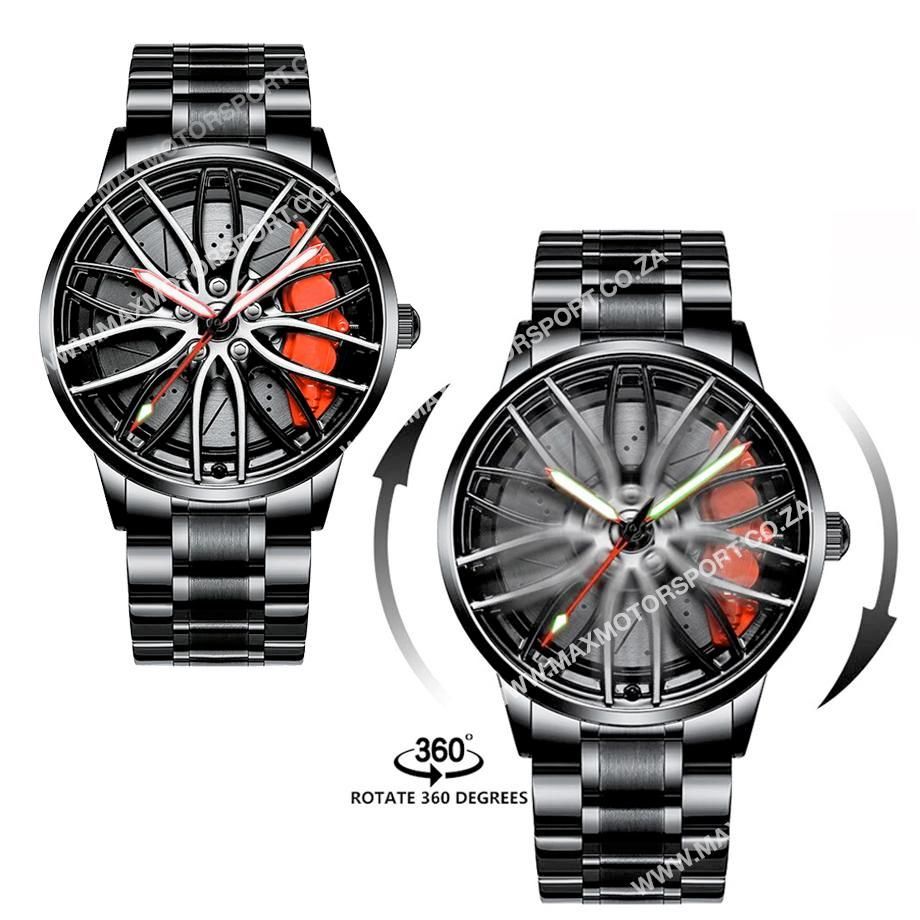 Sports Car Rim Wheel Watch - M4 Spinning Face – Max Motorsport