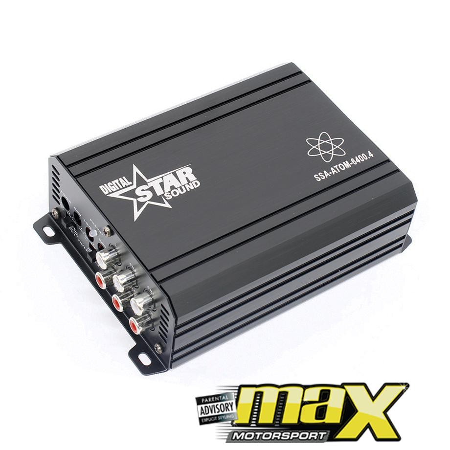 Star Sound Atom Series Micro 4-Channel Amplifier (6400W) – Max Motorsport
