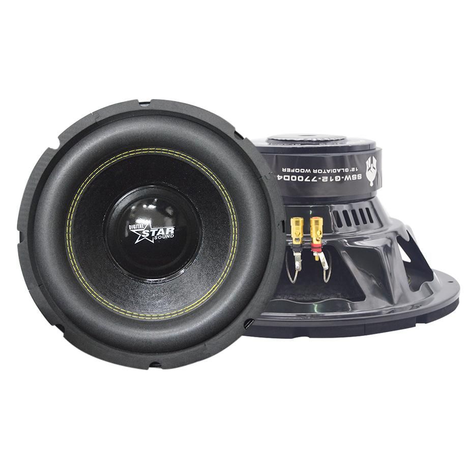 Star Sound Gladiator 12" DVC D4 Subwoofer 7700W – Max Motorsport