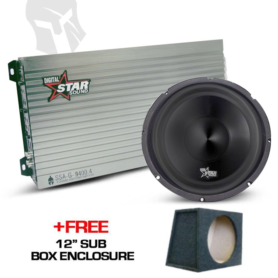 Star Sound Gladiator Audio Combo + FREE SUB BOX – Max Motorsport