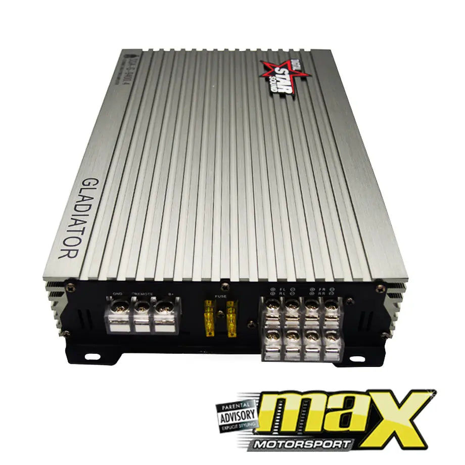 Star Sound Gladiator Series 4-Channel Amplifier (12400W) – Max Motorsport