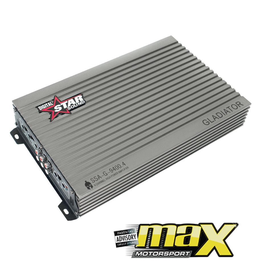 Star Sound Gladiator Series 4-Channel Amplifier (9400W) – Max Motorsport