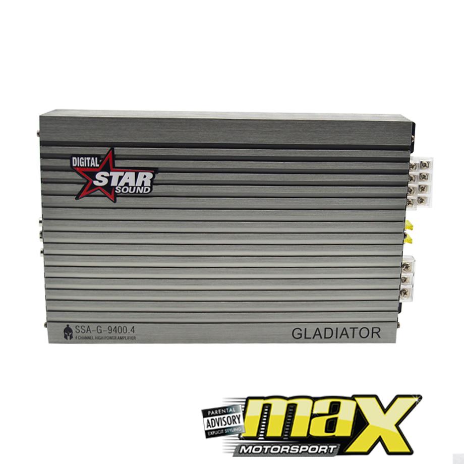 Star Sound Gladiator Series 4-Channel Amplifier (9400W) – Max Motorsport