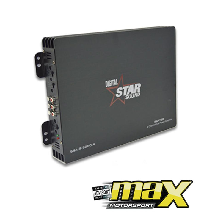 Star Sound Raptor Series Amplifier 5000W 4 Channel – Max Motorsport