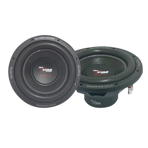 Star Sound Red Arrow 10" D4 DVC Subwoofer (5000W) – Max Motorsport