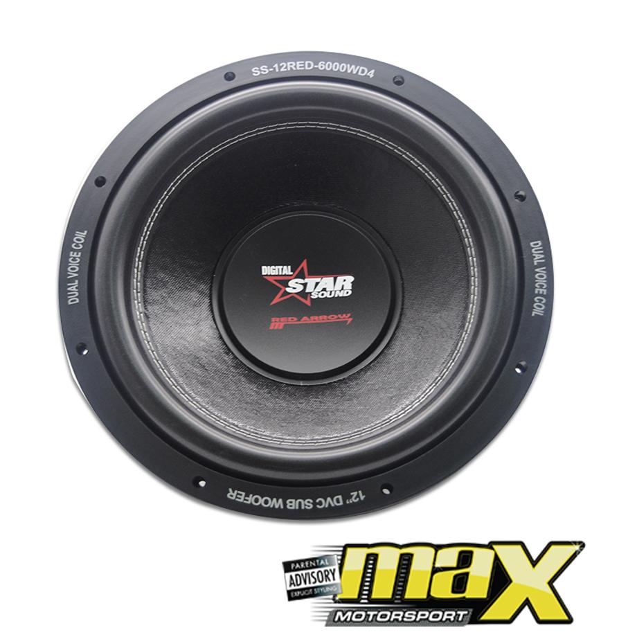 Star Sound Red Arrow 12" DVC Subwoofer (6000W) – Max Motorsport