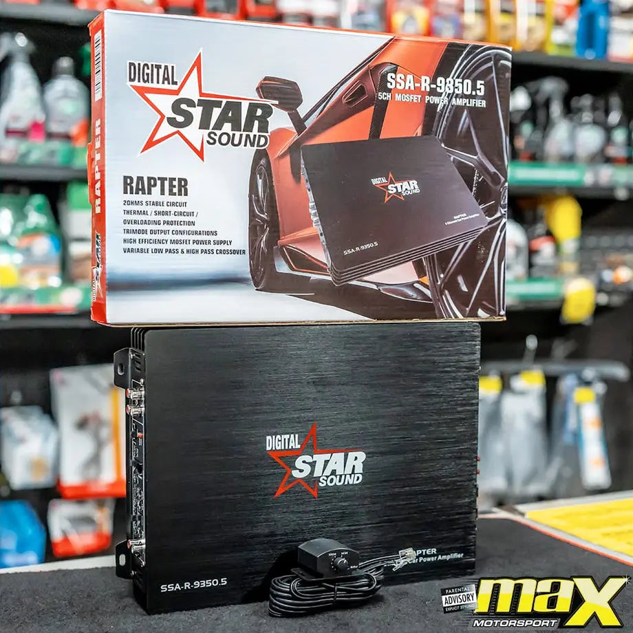 Star Sound SSA-9350.5 Raptor Series 5-Channel Amplifier – Max Motorsport
