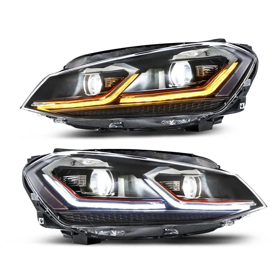 Suitable To Fit - VW Golf MK7 - Golf 7.5 GTI Style Upgrade Headlight ...