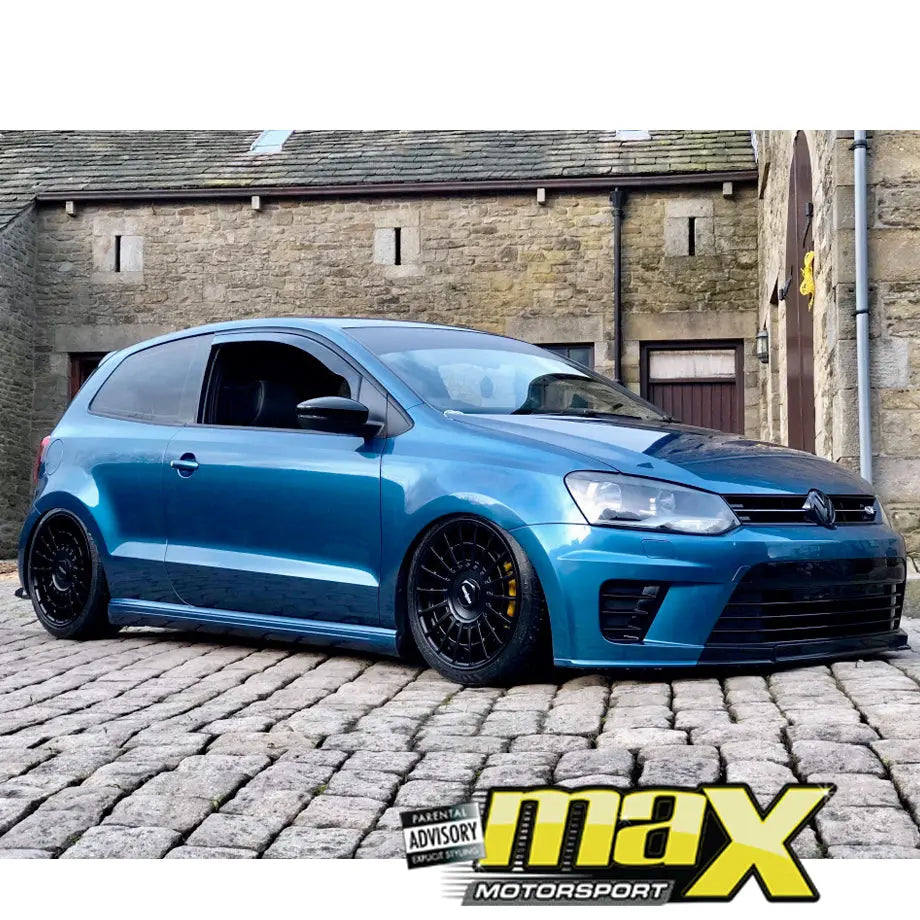 Suitable To Fit - VW Polo 6 WRC Style Plastic Front Bumper Upgrade ...