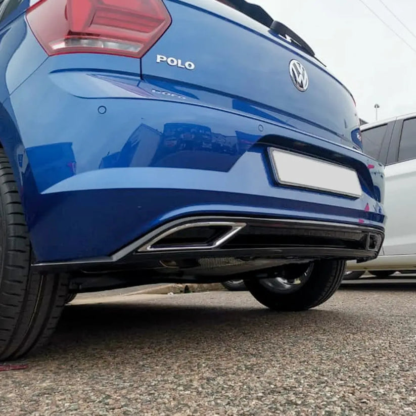 VW Polo 8 AW (18-On) Gloss Black Rear Diffuser – Max Motorsport