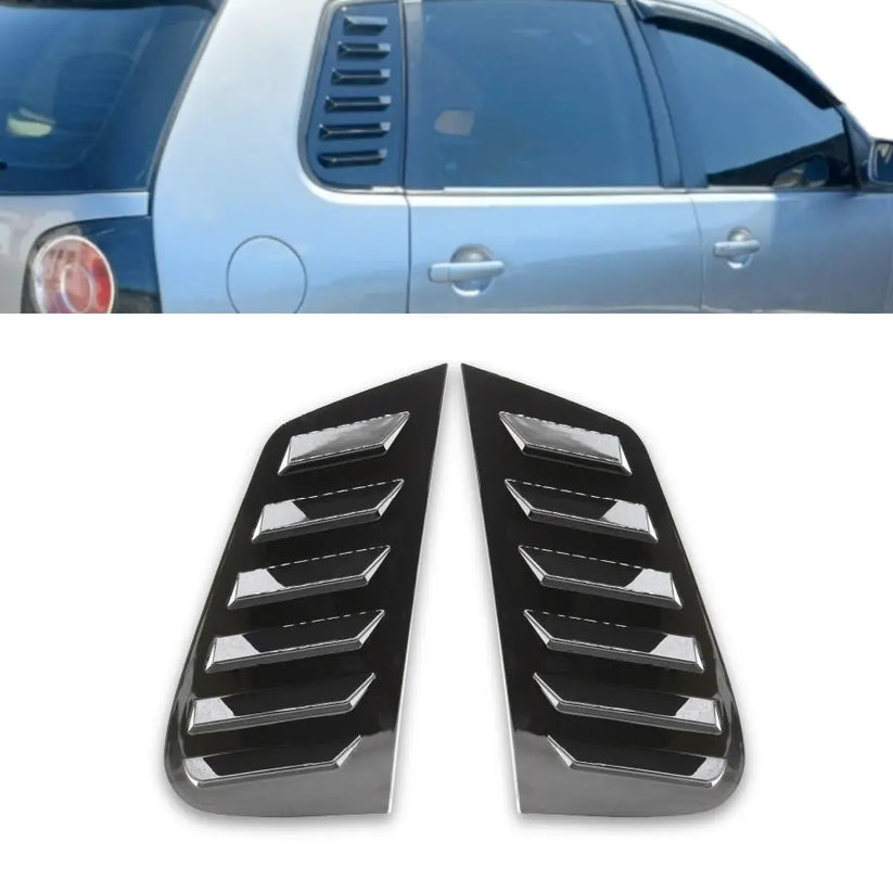 Suitable To Fit - VW Polo 9n3 / Vivo Gloss Black Plastic Side Window L ...
