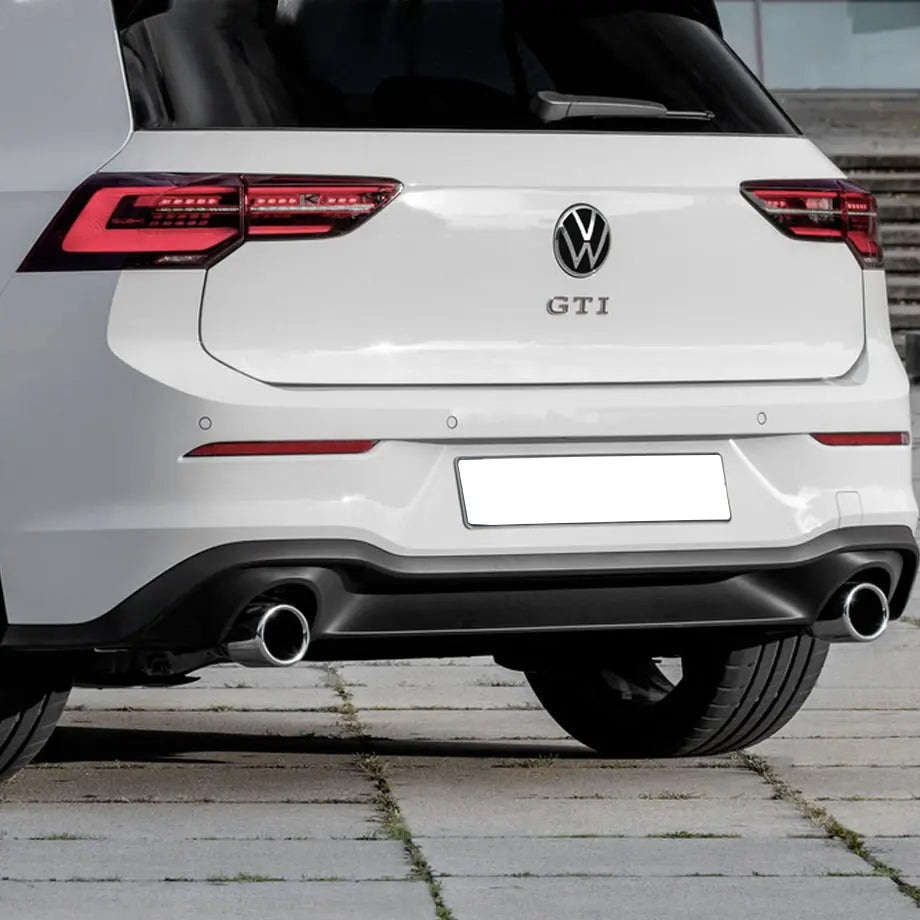 Suitable To Fit - VW Golf 8 GTI OEM Style Matte Black Rear Diffuser ...