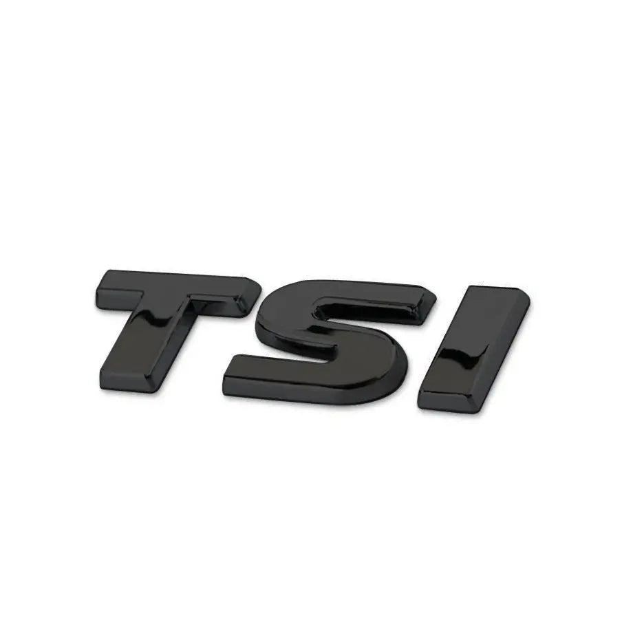 Suitable To Fit - TSI Black Lettering Badge (Large) – Max Motorsport