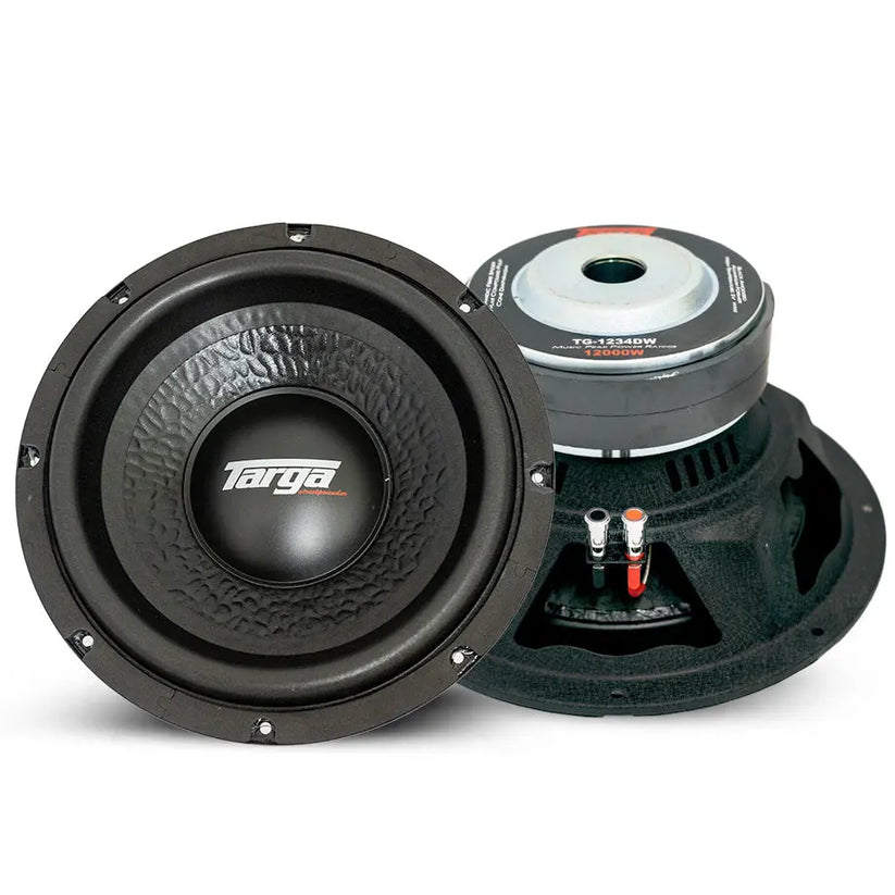 Targa TG-1234D Street Pounder 12″ D4 DVC Subwoofer 12000W – Max Motorsport