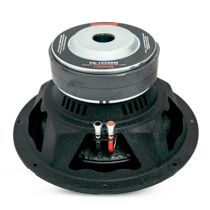 Targa TG-1234D Street Pounder 12″ D4 DVC Subwoofer 12000W – Max Motorsport