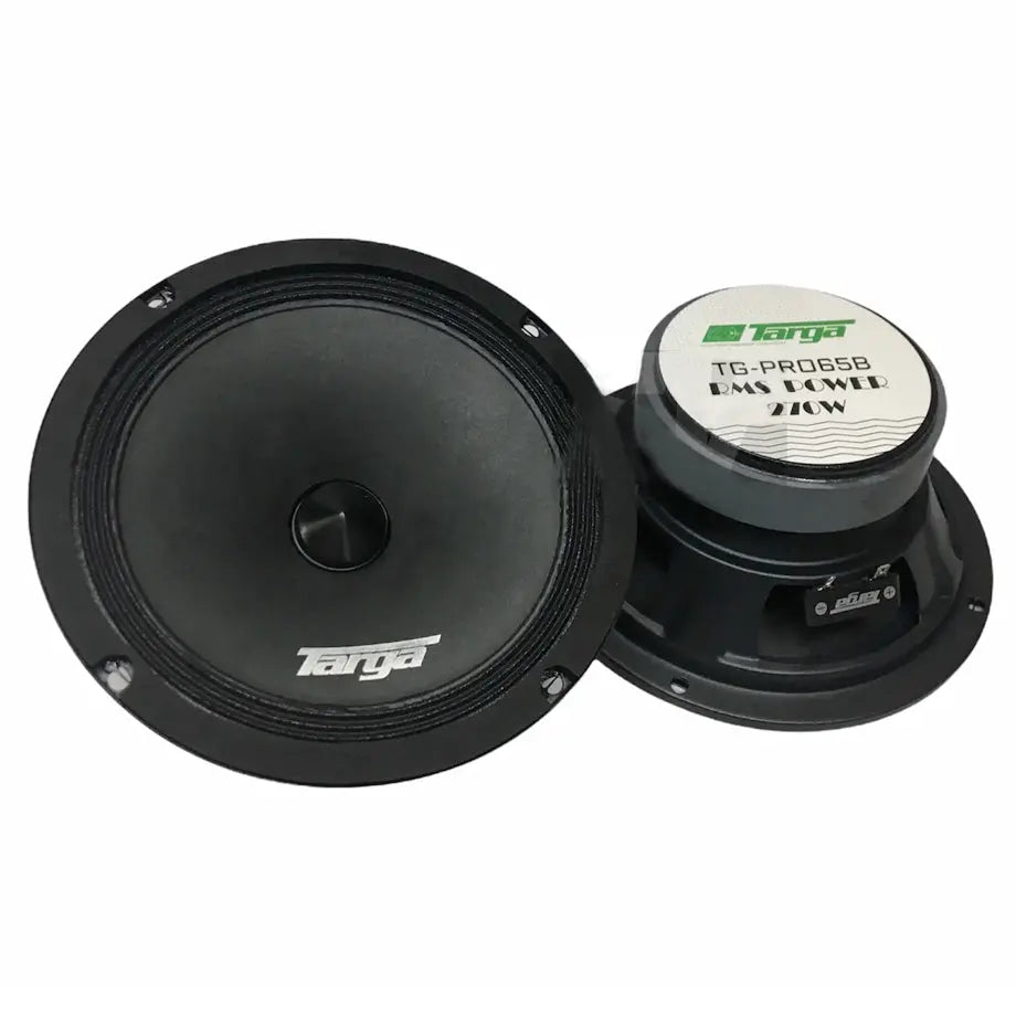 Targa TG-PRO65B 6.5” Pro Series Mids (270W RMS) – Max Motorsport