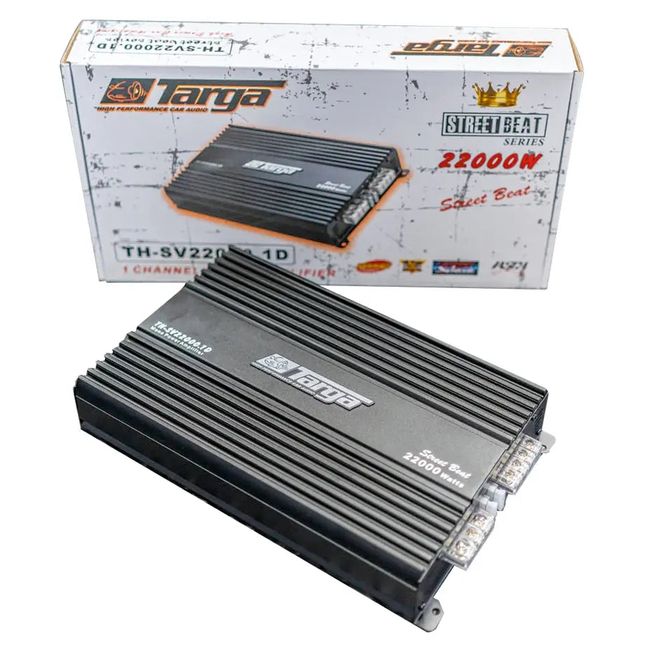 Targa THSV22000.1 Street Beat Series Monoblock Amplifier (22000W) – Max ...