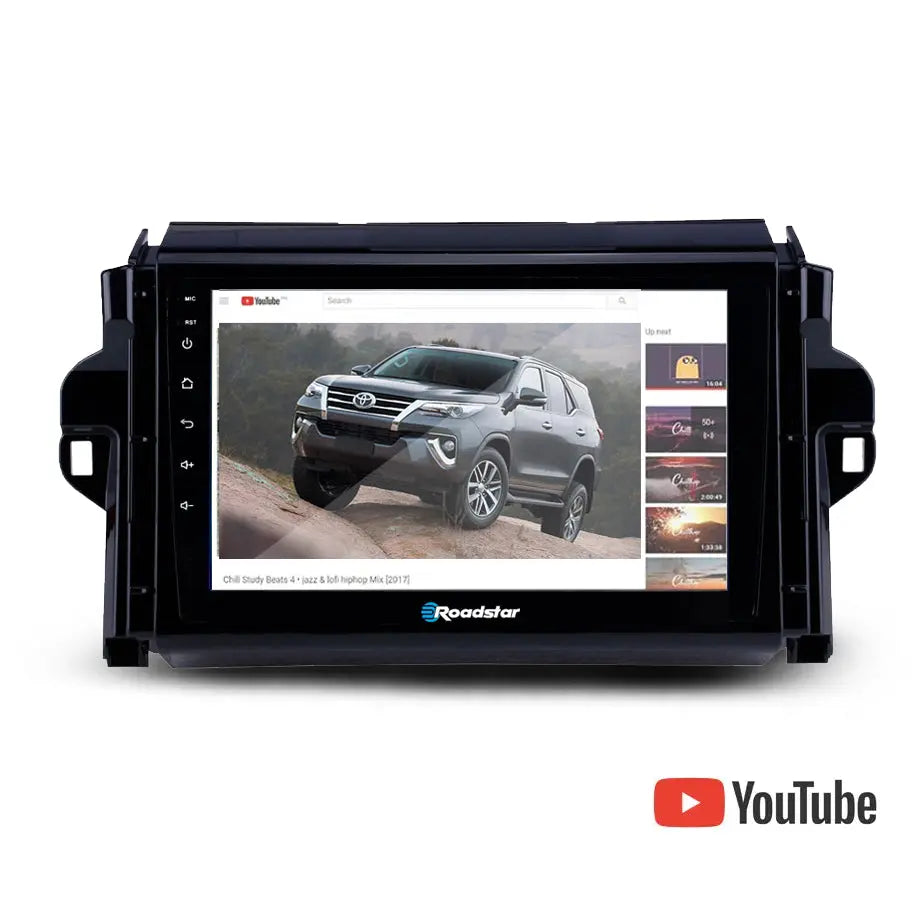 Toyota Fortuner (16-22) - 9 Inch Roadstar Android Entertainment & GPS ...