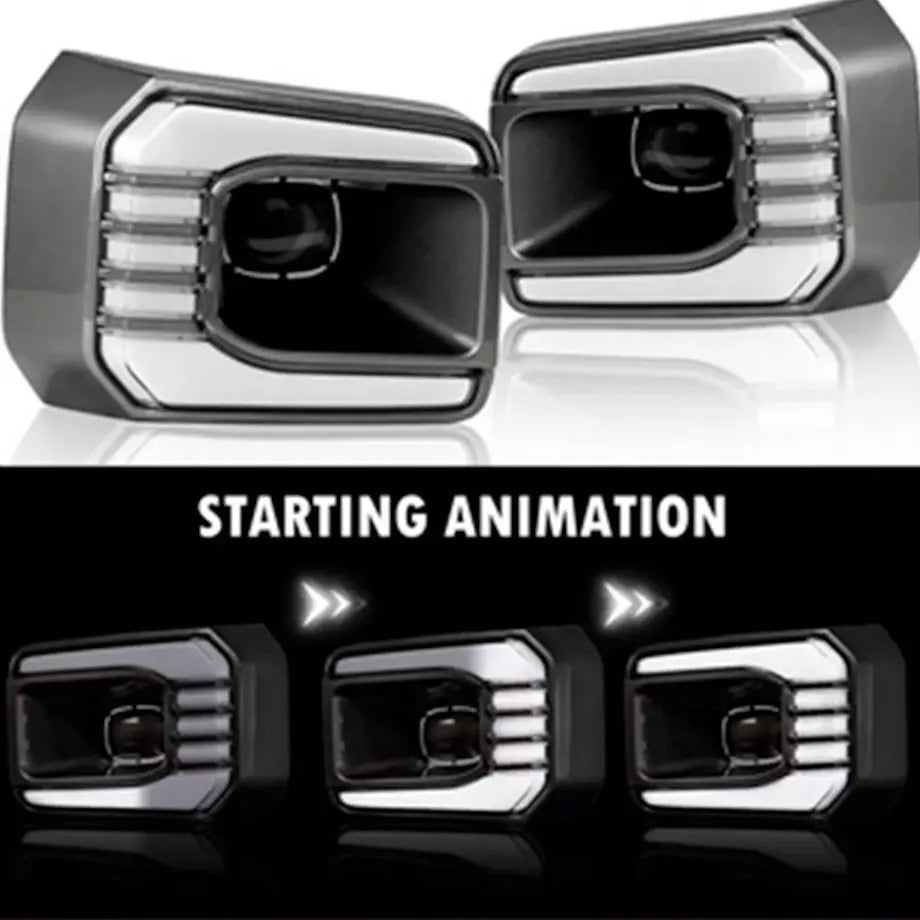 Toyota Hilux Revo 2.8 GD6 - Dual Function LED Fog Light Surrounds (21 ...