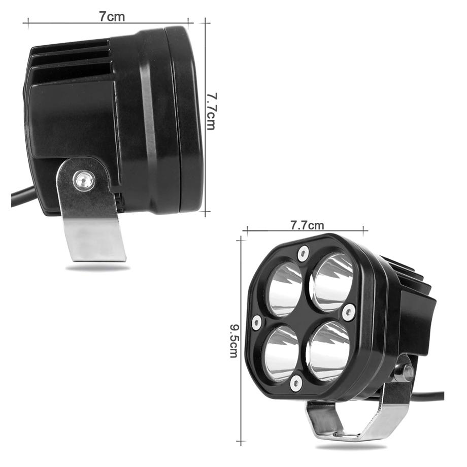 Universal 3 Inch LED Spot Light (140W) – Max Motorsport