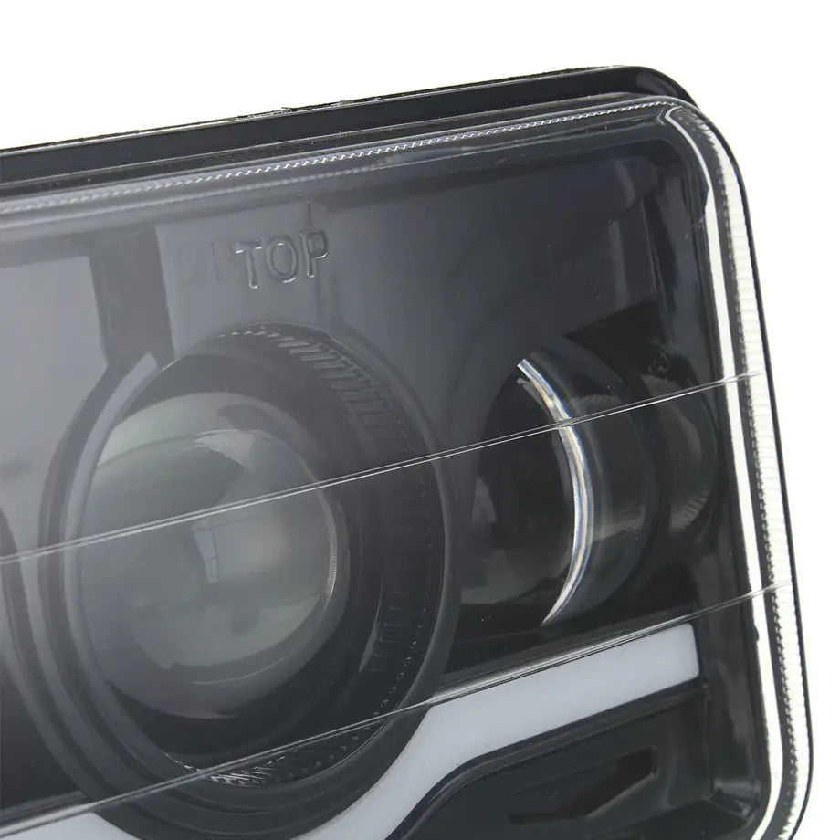 Universal 6 Inch LED Projector Square Headlight – Max Motorsport