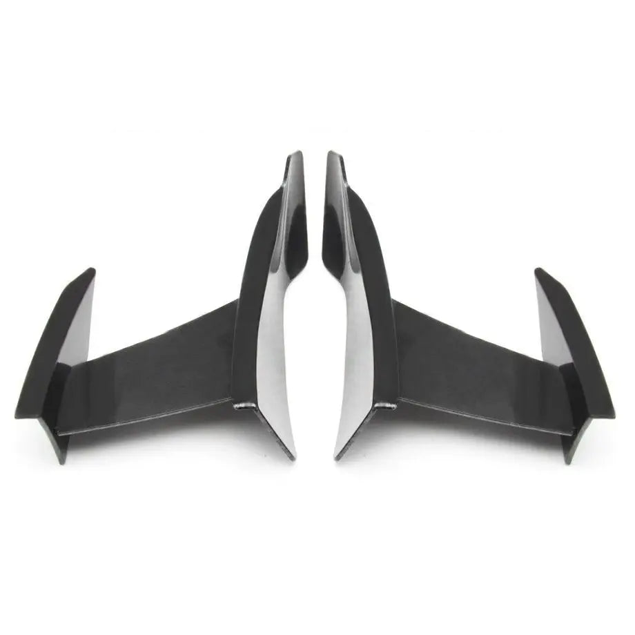 Universal JDM Style Gloss Black Canards (6-Piece) – Max Motorsport