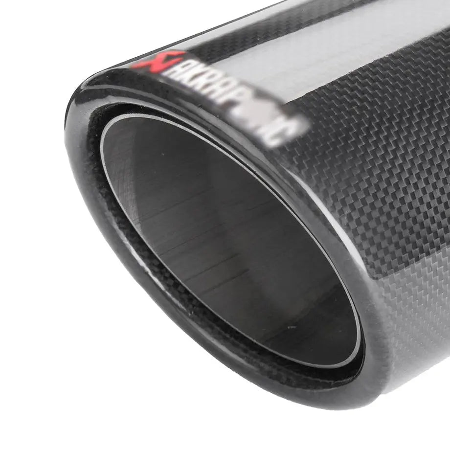 Universal Akropovik Style Carbon Fibre Exhaust Tail Pipes (63mm) – Max ...