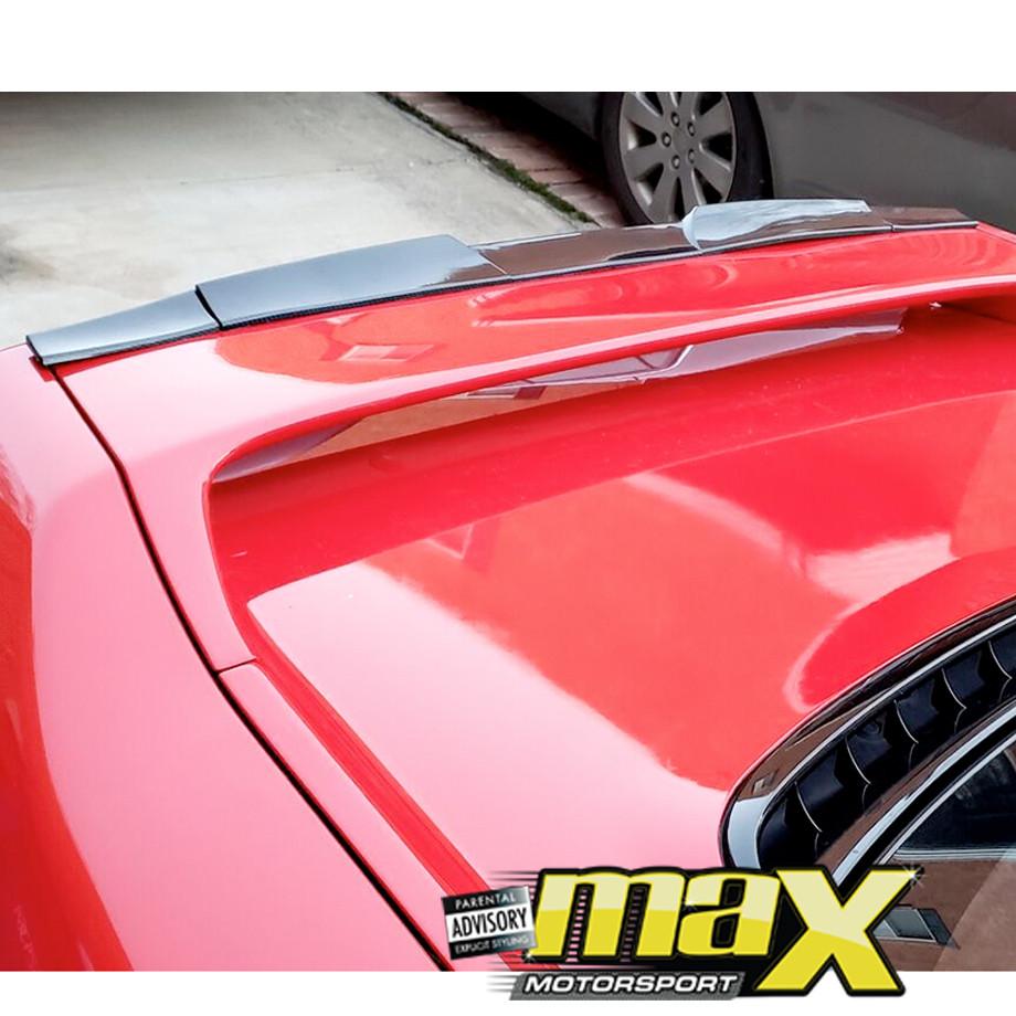 Universal Gloss Black Rubber Boot & Roof Spoiler With Extensions – Max ...