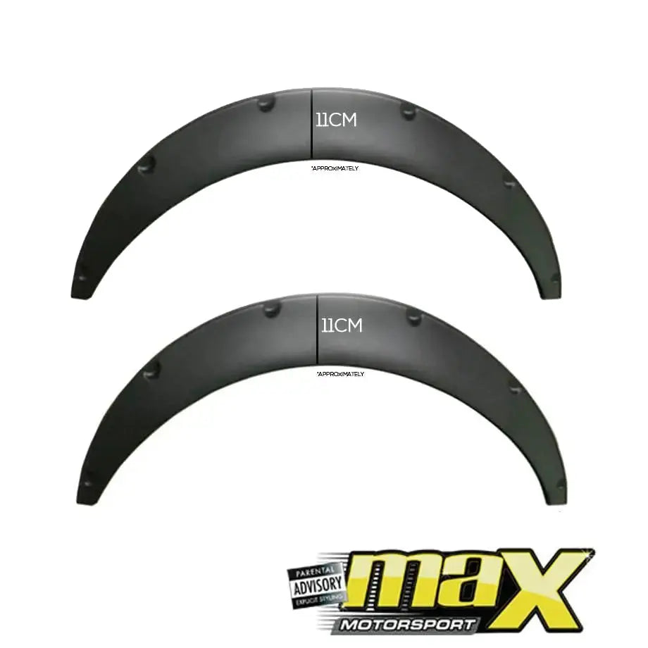 Universal Plastic Wheel Arches (All Wides) – Max Motorsport