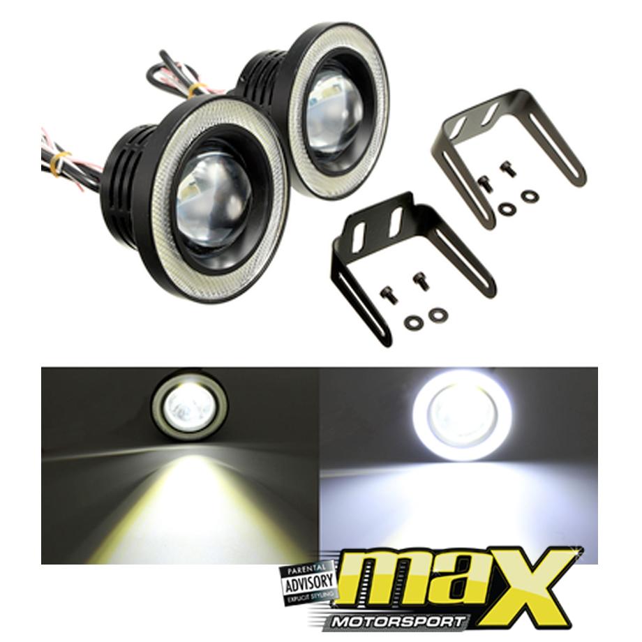 Universal Projector LED Angel Eye Fog Light (76mm) – Max Motorsport
