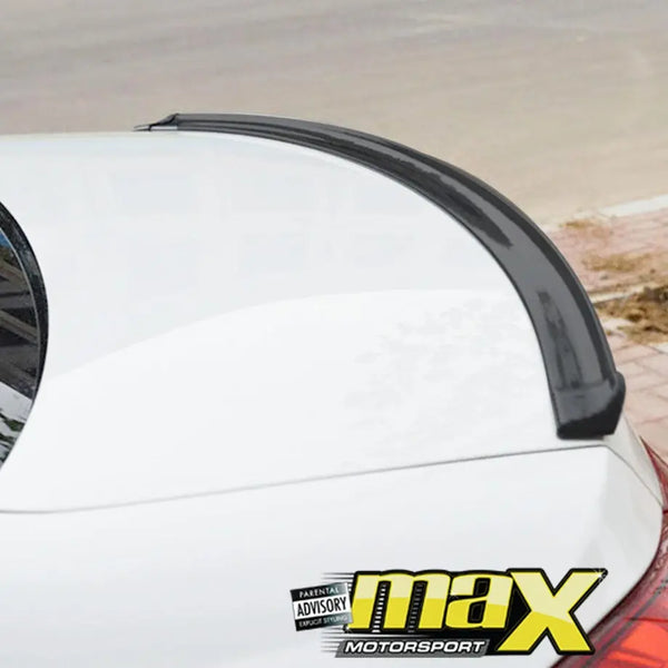 Universal Rubber Boot Spoiler With Caps (Gloss Black) – Max Motorsport