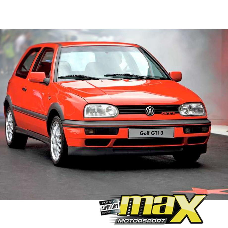 Suitable To Fit - VW Golf 3 / Jetta 3 Crystal Black Front Bumper Indic ...