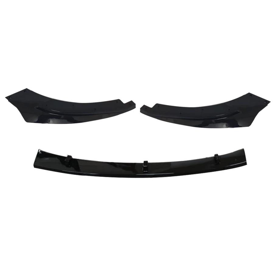VW Golf 5 GTI Gloss Black 3-Piece Plastic Front Spoiler – Max Motorsport