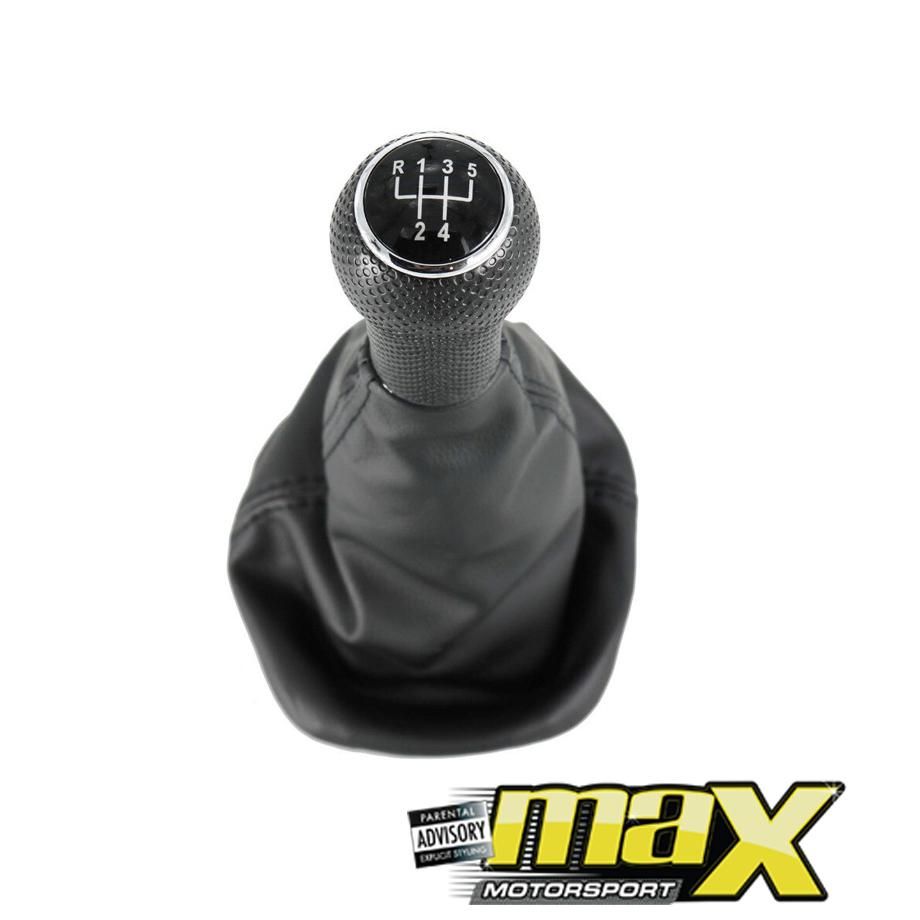 VW Golf 5 Leather Gear Knob + Boot Cover – Max Motorsport